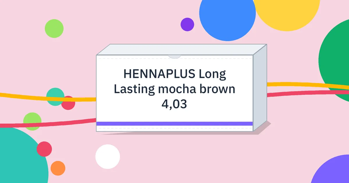 Symbolbild: Packung mit der Aufschrift HENNAPLUS Long Lasting mocha brown 4,03 (PZN 00100256) – Verfügbarkeit und Bezug in Apotheken in Frankfurt am Main