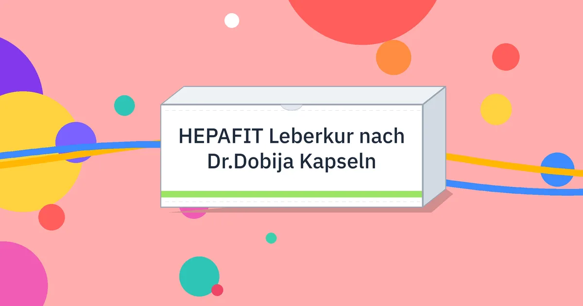 Symbolbild: Packung mit der Aufschrift HEPAFIT Leberkur nach Dr.Dobija Kapseln (PZN 19462803) – Verfügbarkeit und Bezug in Apotheken in Frankfurt am Main