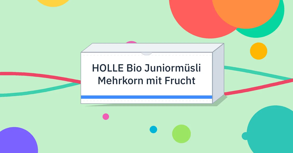 Symbolbild: Packung mit der Aufschrift HOLLE Bio Juniormüsli Mehrkorn mit Frucht (PZN 11556864) – Verfügbarkeit und Bezug in Apotheken in Frankfurt am Main