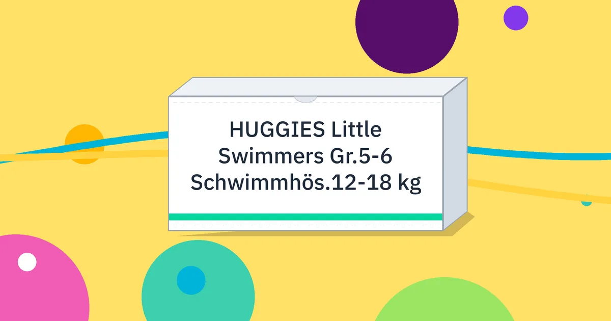 Symbolbild: Packung mit der Aufschrift HUGGIES Little Swimmers Gr.5-6 Schwimmhös.12-18 kg (PZN 14361078) – Verfügbarkeit und Bezug in Apotheken in Frankfurt am Main