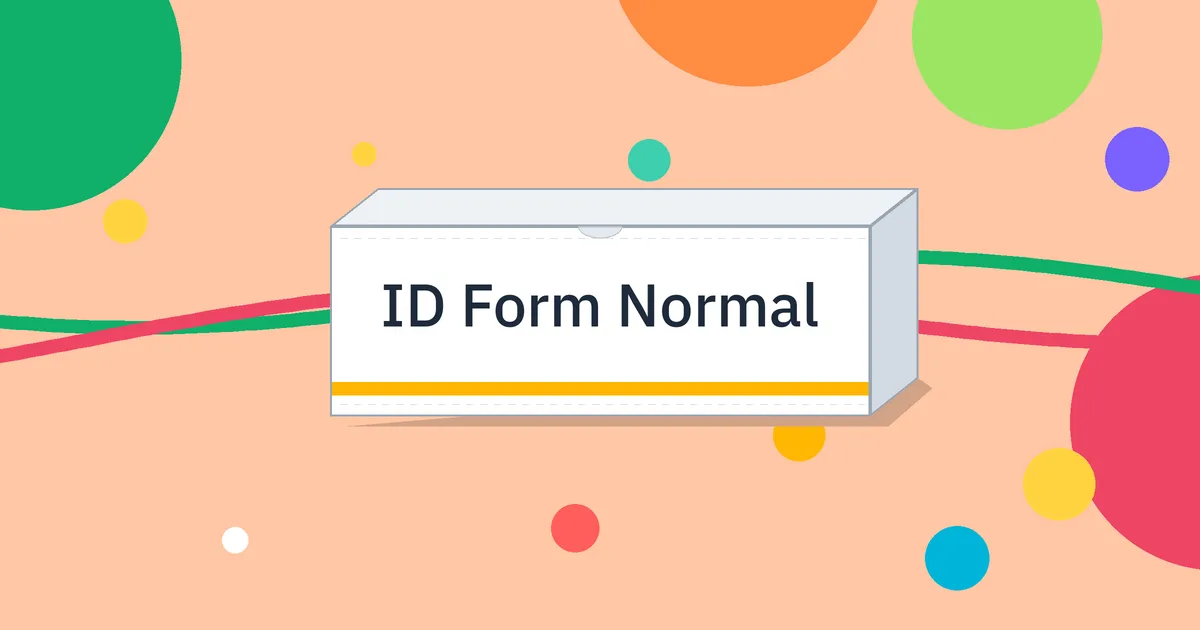 Symbolbild: Packung mit der Aufschrift ID Form Normal (PZN 19990695) – Verfügbarkeit und Bezug in Apotheken in Frankfurt am Main