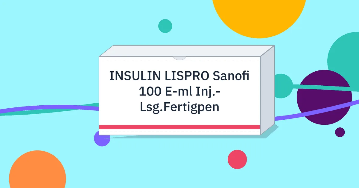 Symbolbild: Packung mit der Aufschrift INSULIN LISPRO Sanofi 100 E-ml Inj.-Lsg.Fertigpen (PZN 15293002) – Verfügbarkeit und Bezug in Apotheken in Frankfurt am Main