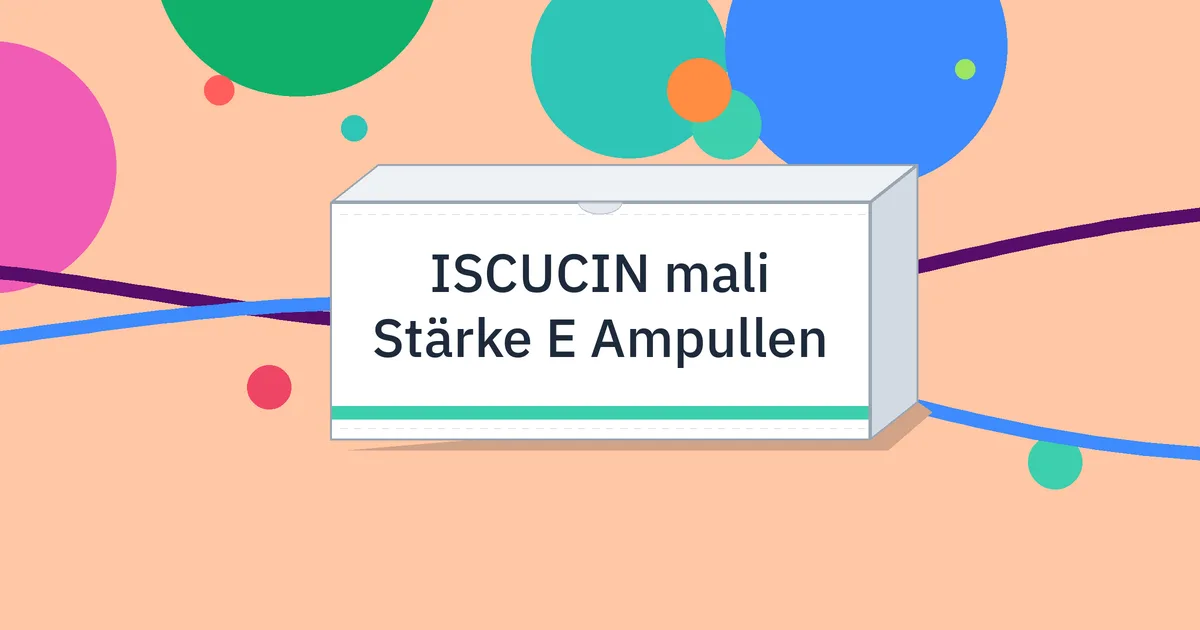 Symbolbild: Packung mit der Aufschrift ISCUCIN mali Stärke E Ampullen (PZN 04428953) – Verfügbarkeit und Bezug in Apotheken in Frankfurt am Main