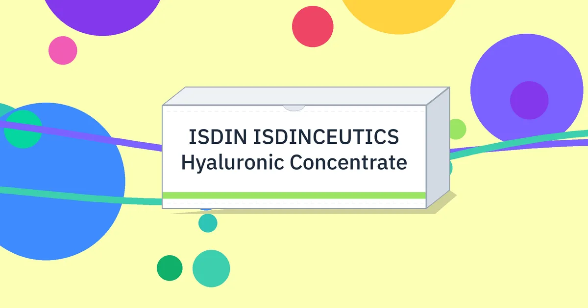 Symbolbild: Packung mit der Aufschrift ISDIN ISDINCEUTICS Hyaluronic Concentrate (PZN 16617197) – Verfügbarkeit und Bezug in Apotheken in Frankfurt am Main