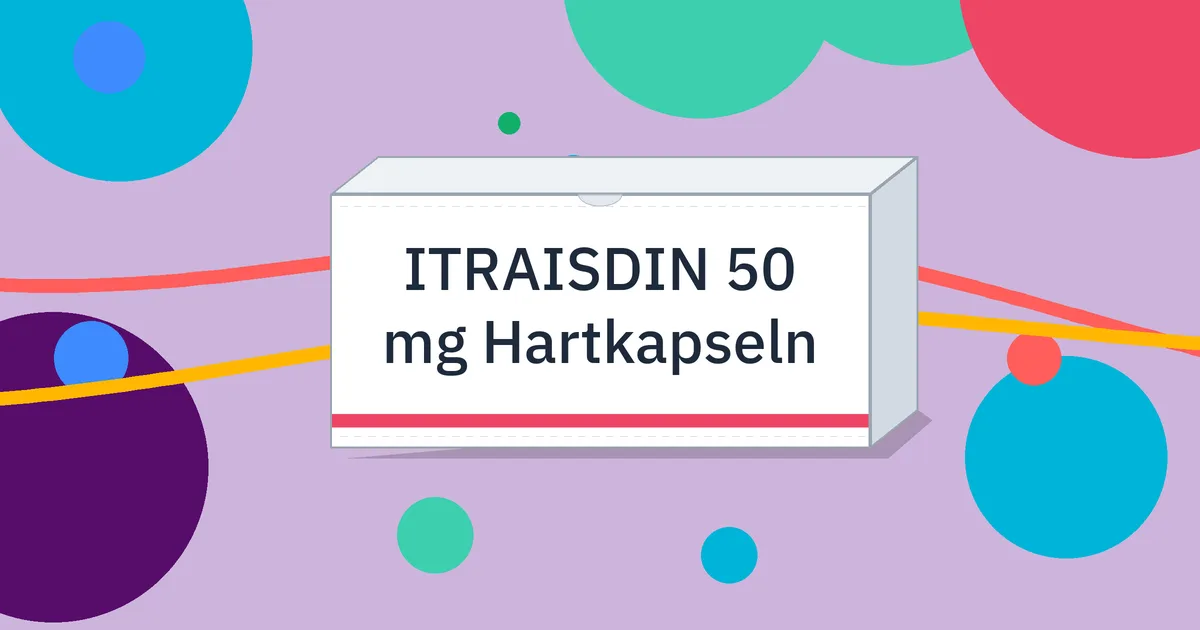Symbolbild: Packung mit der Aufschrift ITRAISDIN 50 mg Hartkapseln (PZN 11532303) – Verfügbarkeit und Bezug in Apotheken in Frankfurt am Main