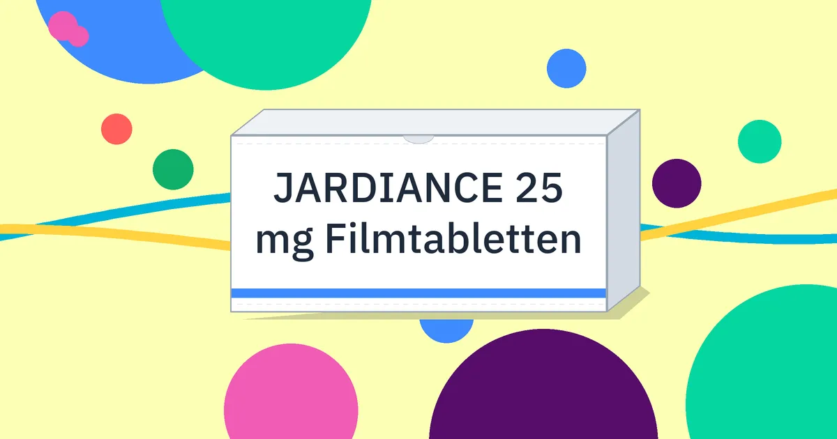 Symbolbild: Packung mit der Aufschrift JARDIANCE 25 mg Filmtabletten (PZN 18495930) – Verfügbarkeit und Bezug in Apotheken in Frankfurt am Main