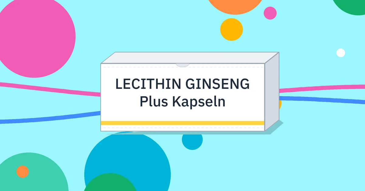 Symbolbild: Packung mit der Aufschrift LECITHIN GINSENG Plus Kapseln (PZN 05526244) – Verfügbarkeit und Bezug in Apotheken in Frankfurt am Main