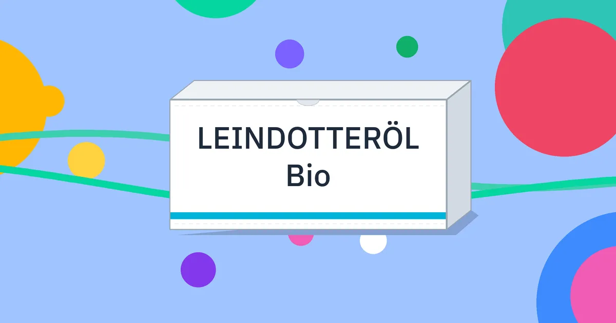 Symbolbild: Packung mit der Aufschrift LEINDOTTERÖL Bio (PZN 01244537) – Verfügbarkeit und Bezug in Apotheken in Frankfurt am Main