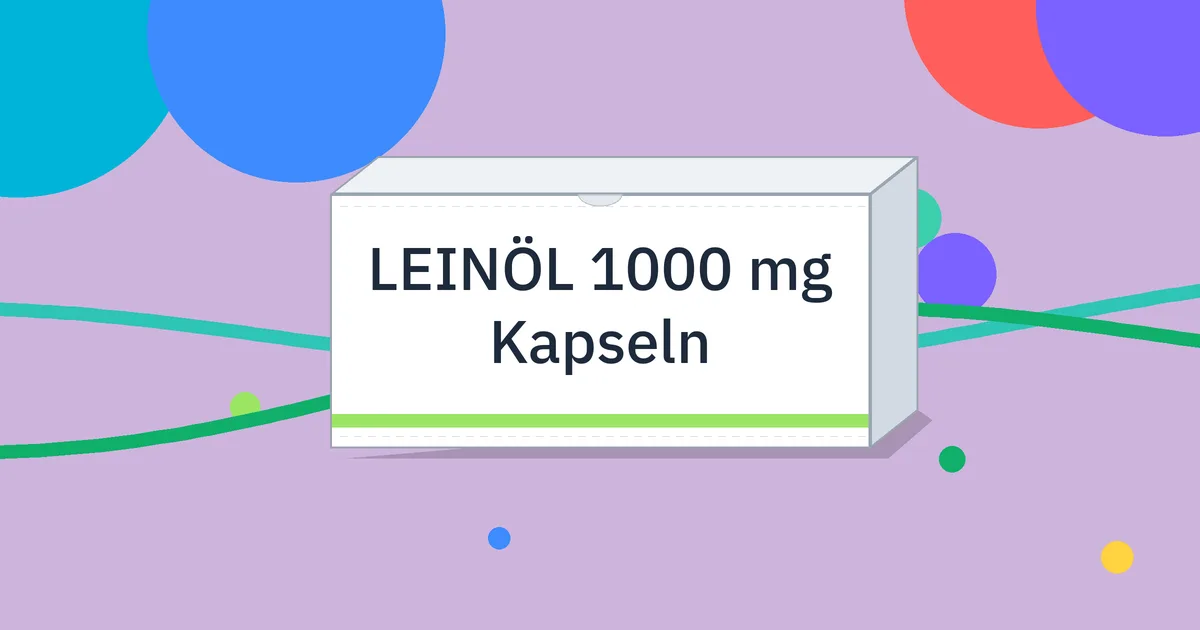Symbolbild: Packung mit der Aufschrift LEINÖL 1000 mg Kapseln (PZN 18486931) – Verfügbarkeit und Bezug in Apotheken in Frankfurt am Main