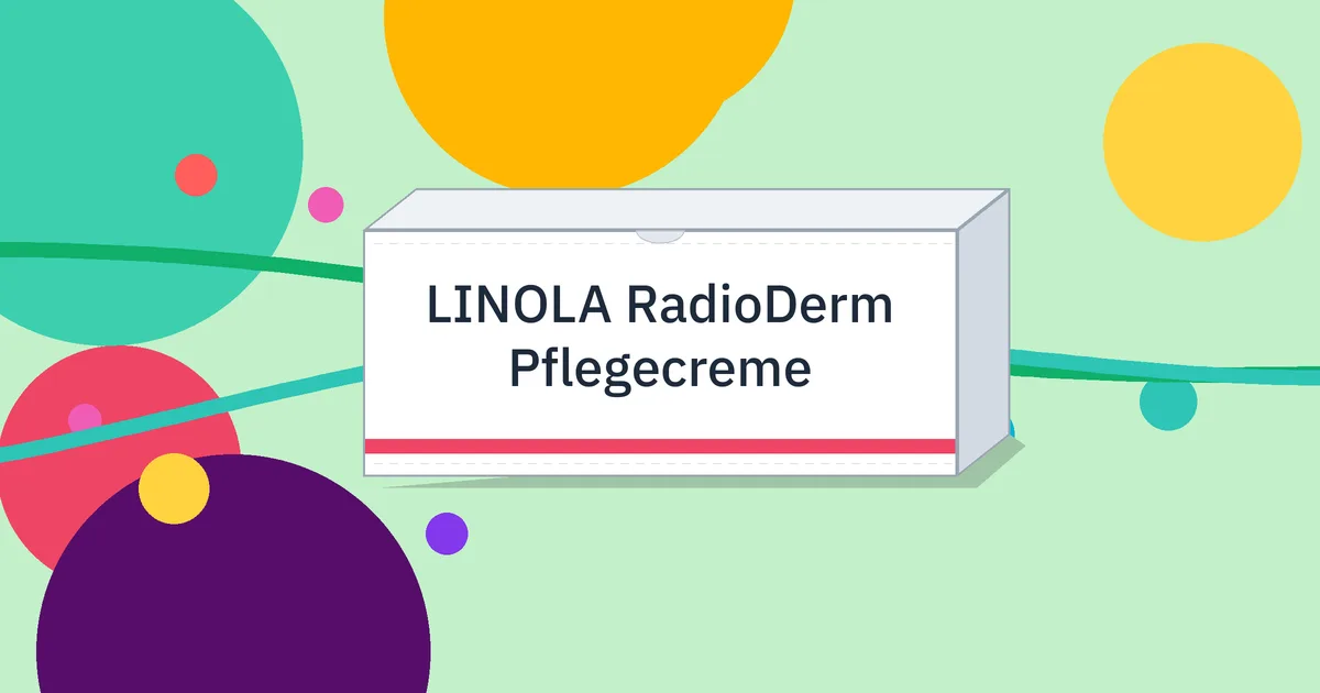 Symbolbild: Packung mit der Aufschrift LINOLA RadioDerm Pflegecreme (PZN 19214608) – Verfügbarkeit und Bezug in Apotheken in Frankfurt am Main