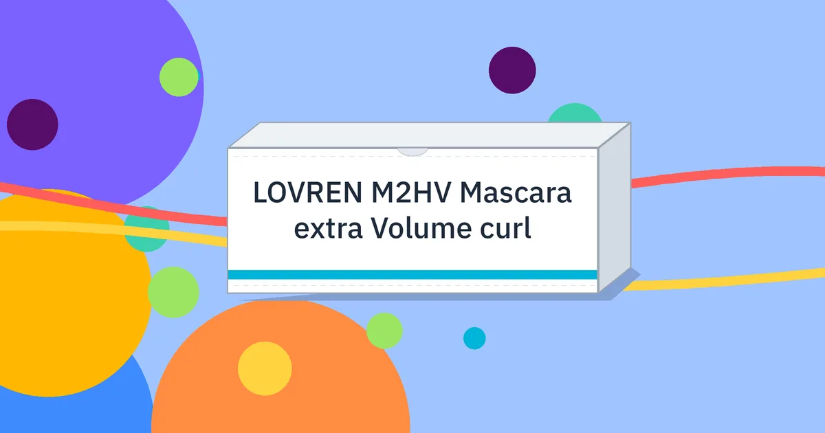 Symbolbild: Packung mit der Aufschrift LOVREN M2HV Mascara extra Volume curl (PZN 20862577) – Verfügbarkeit und Bezug in Apotheken in Frankfurt am Main
