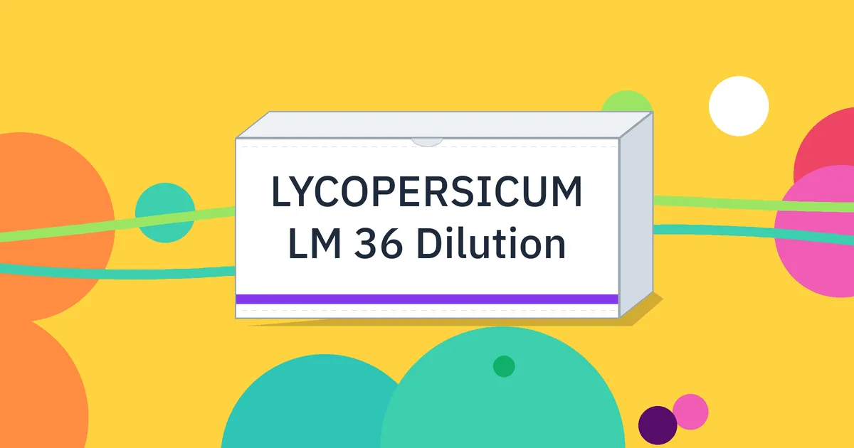 Symbolbild: Packung mit der Aufschrift LYCOPERSICUM LM 36 Dilution (PZN 13537799) – Verfügbarkeit und Bezug in Apotheken in Frankfurt am Main