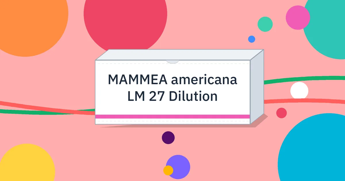 Symbolbild: Packung mit der Aufschrift MAMMEA americana LM 27 Dilution (PZN 13540519) – Verfügbarkeit und Bezug in Apotheken in Frankfurt am Main