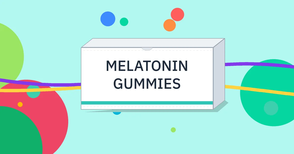 Symbolbild: Packung mit der Aufschrift MELATONIN GUMMIES (PZN 20363489) – Verfügbarkeit und Bezug in Apotheken in Frankfurt am Main