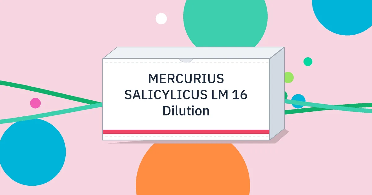 Symbolbild: Packung mit der Aufschrift MERCURIUS SALICYLICUS LM 16 Dilution (PZN 12953662) – Verfügbarkeit und Bezug in Apotheken in Frankfurt am Main