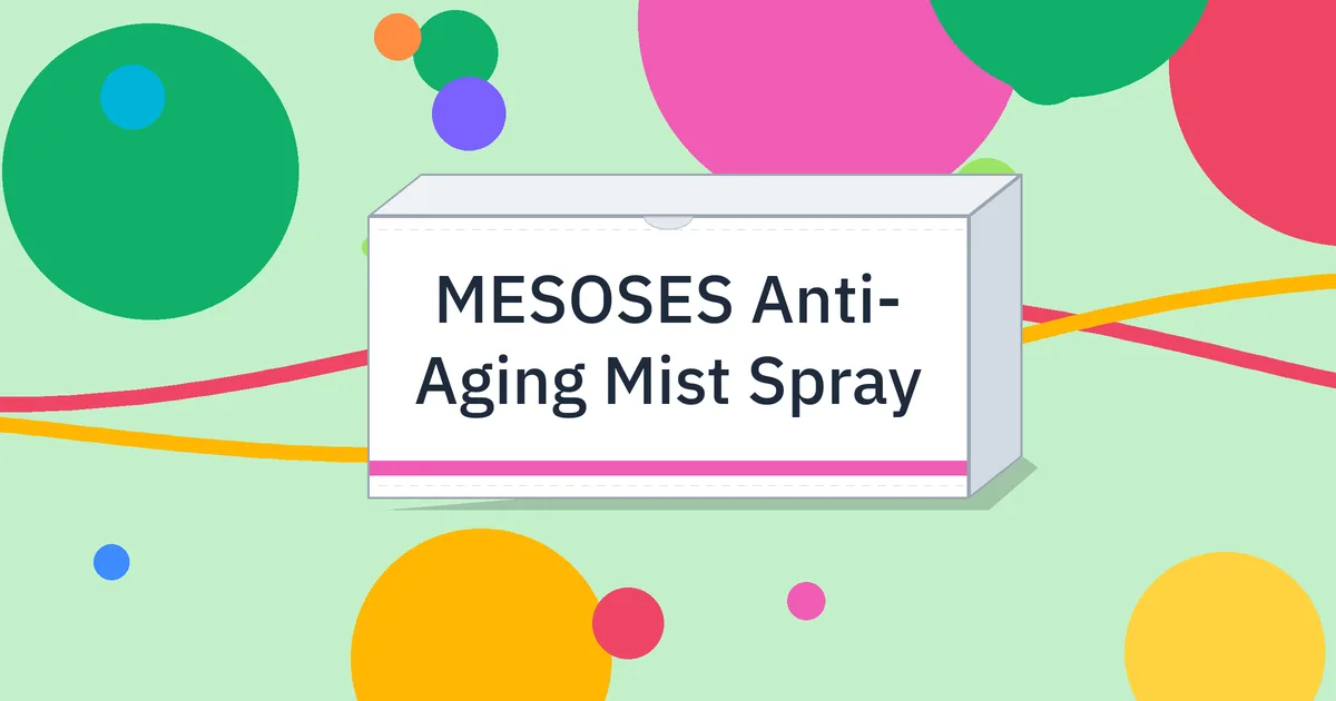 Symbolbild: Packung mit der Aufschrift MESOSES Anti-Aging Mist Spray (PZN 18139796) – Verfügbarkeit und Bezug in Apotheken in Frankfurt am Main