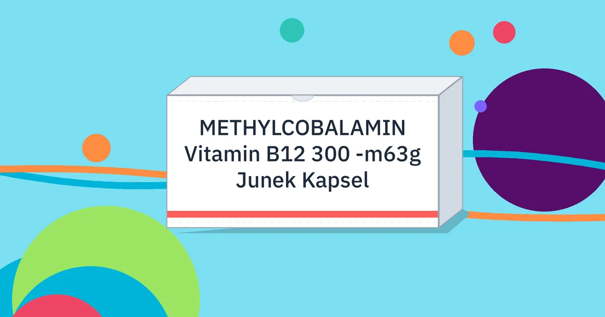 Symbolbild: Packung mit der Aufschrift METHYLCOBALAMIN Vitamin B12 300 -m63g Junek Kapsel (PZN 19765892) – Verfügbarkeit und Bezug in Apotheken in Frankfurt am Main