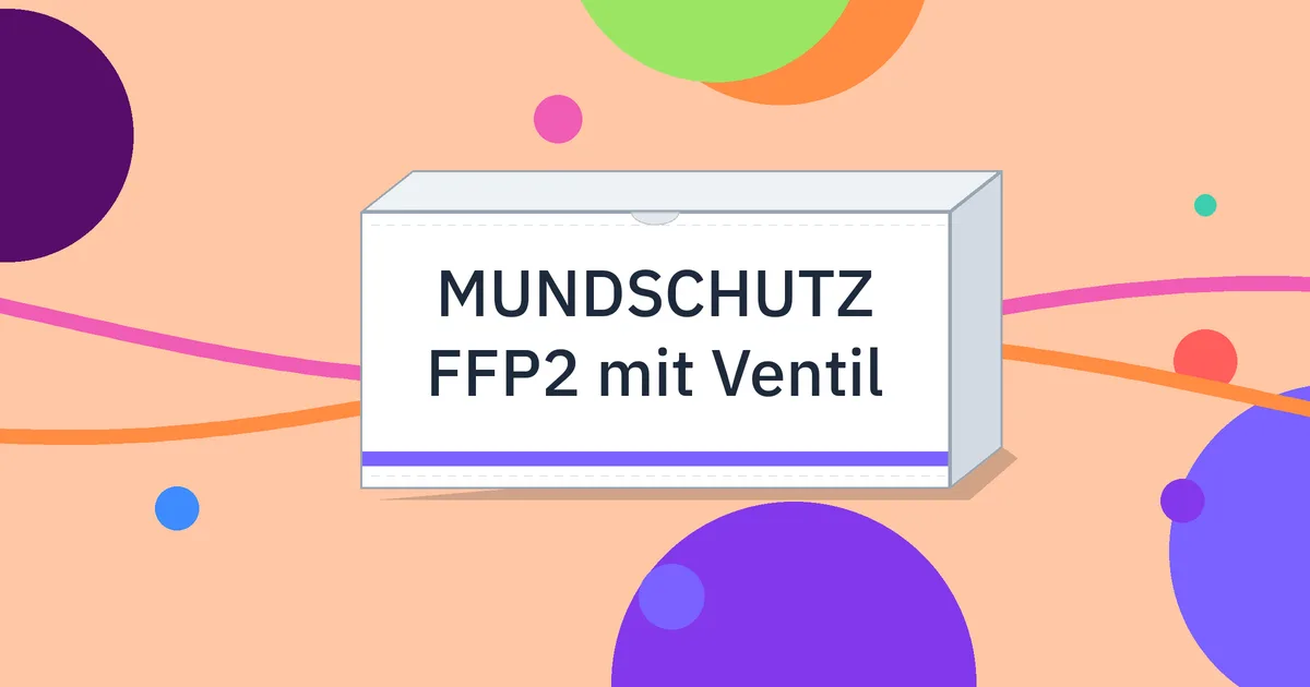 Symbolbild: Packung mit der Aufschrift MUNDSCHUTZ FFP2 mit Ventil (PZN 03425786) – Verfügbarkeit und Bezug in Apotheken in Frankfurt am Main
