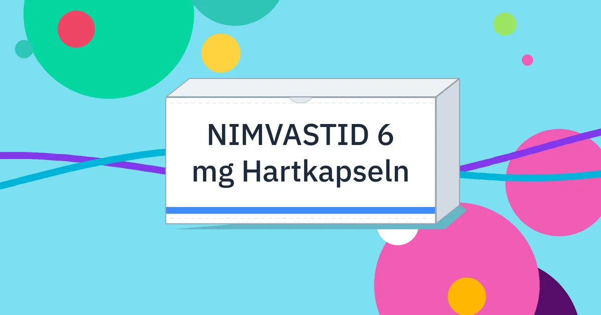 Symbolbild: Packung mit der Aufschrift NIMVASTID 6 mg Hartkapseln (PZN 09739735) – Verfügbarkeit und Bezug in Apotheken in Frankfurt am Main