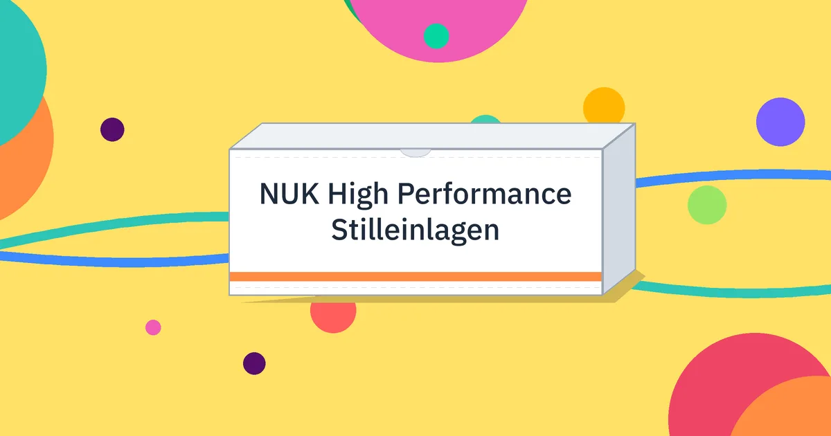 Symbolbild: Packung mit der Aufschrift NUK High Performance Stilleinlagen (PZN 16909675) – Verfügbarkeit und Bezug in Apotheken in Frankfurt am Main
