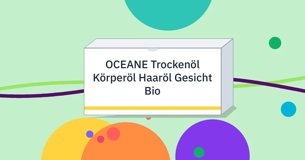 Symbolbild: Packung mit der Aufschrift OCEANE Trockenöl Körperöl Haaröl Gesicht Bio (PZN 16123176) – Verfügbarkeit und Bezug in Apotheken in Frankfurt am Main