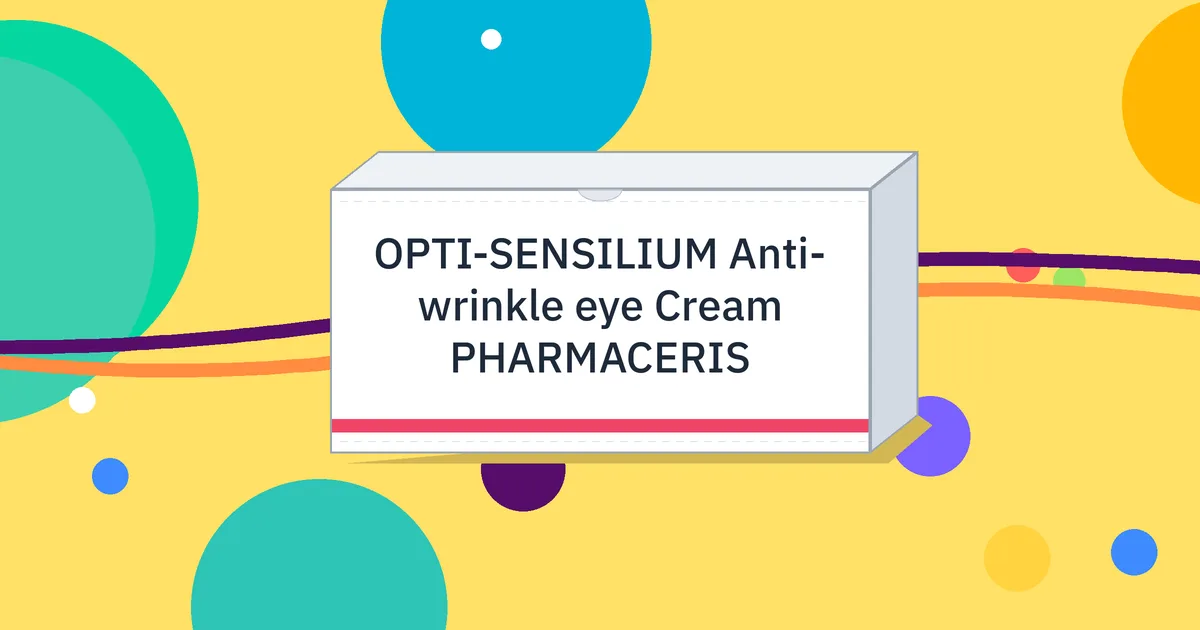 Symbolbild: Packung mit der Aufschrift OPTI-SENSILIUM Anti-wrinkle eye Cream PHARMACERIS (PZN 16390670) – Verfügbarkeit und Bezug in Apotheken in Frankfurt am Main