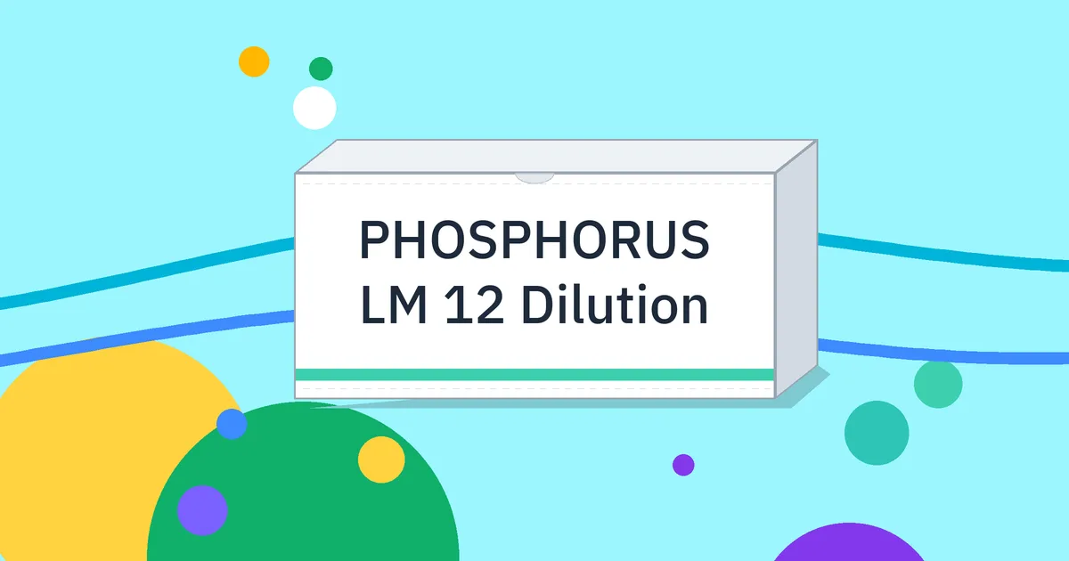 Symbolbild: Packung mit der Aufschrift PHOSPHORUS LM 12 Dilution (PZN 02603257) – Verfügbarkeit und Bezug in Apotheken in Frankfurt am Main