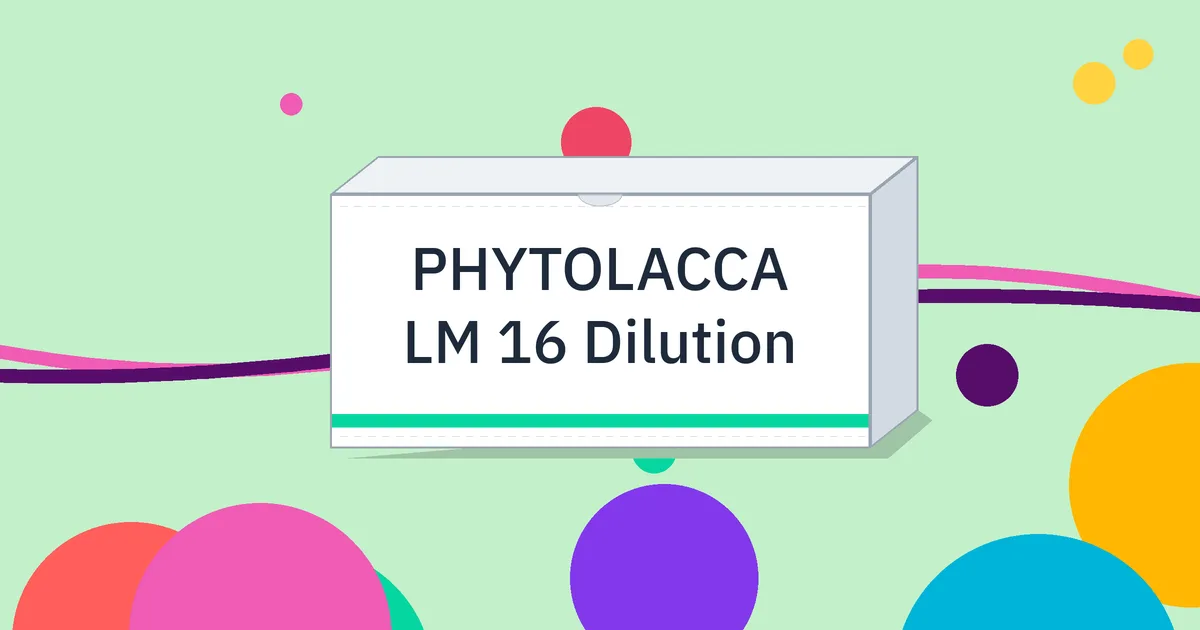 Symbolbild: Packung mit der Aufschrift PHYTOLACCA LM 16 Dilution (PZN 13036293) – Verfügbarkeit und Bezug in Apotheken in Frankfurt am Main