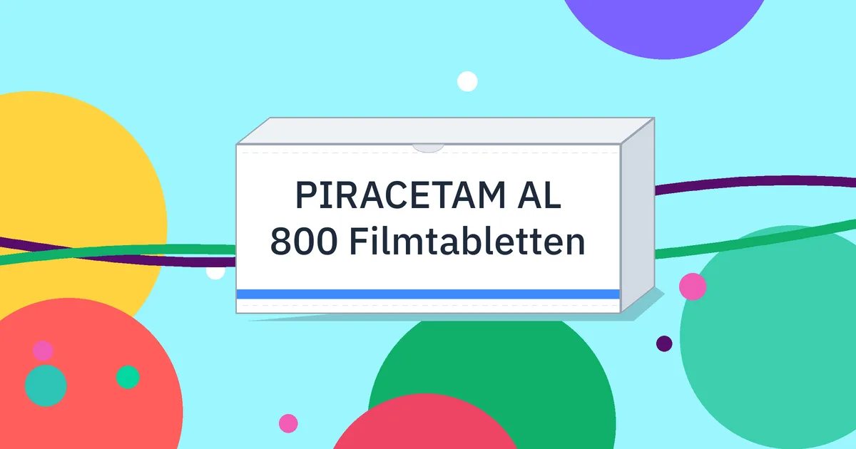 Symbolbild: Packung mit der Aufschrift PIRACETAM AL 800 Filmtabletten (PZN 07511927) – Verfügbarkeit und Bezug in Apotheken in Frankfurt am Main