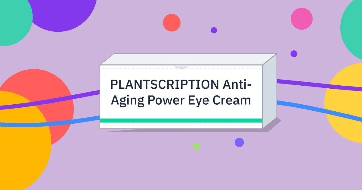 Symbolbild: Packung mit der Aufschrift PLANTSCRIPTION Anti-Aging Power Eye Cream (PZN 19631996) – Verfügbarkeit und Bezug in Apotheken in Frankfurt am Main