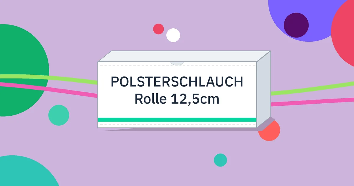 Symbolbild: Packung mit der Aufschrift POLSTERSCHLAUCH Rolle 12,5cm (PZN 07003651) – Verfügbarkeit und Bezug in Apotheken in Frankfurt am Main