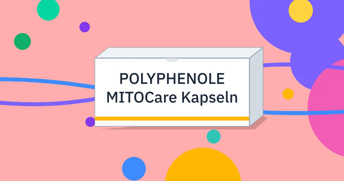 Symbolbild: Packung mit der Aufschrift POLYPHENOLE MITOCare Kapseln (PZN 10045759) – Verfügbarkeit und Bezug in Apotheken in Frankfurt am Main