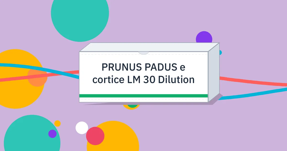 Symbolbild: Packung mit der Aufschrift PRUNUS PADUS e cortice LM 30 Dilution (PZN 13669609) – Verfügbarkeit und Bezug in Apotheken in Frankfurt am Main