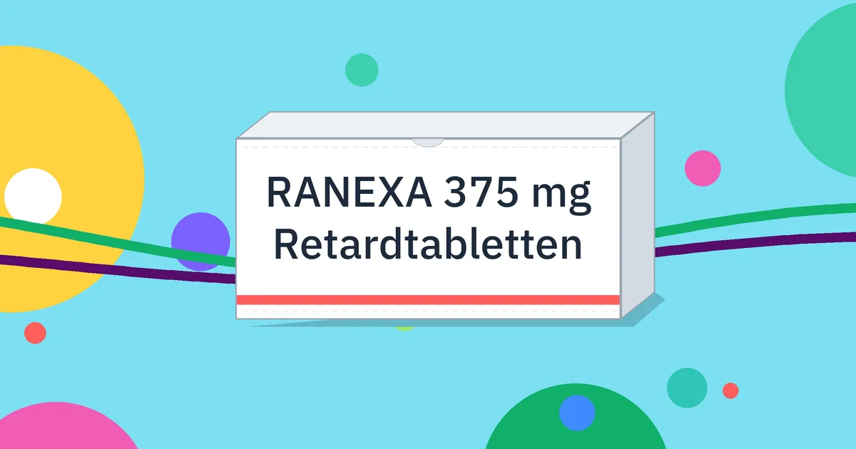 Symbolbild: Packung mit der Aufschrift RANEXA 375 mg Retardtabletten (PZN 18806672) – Verfügbarkeit und Bezug in Apotheken in Frankfurt am Main