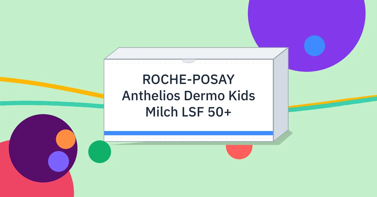 Symbolbild: Packung mit der Aufschrift ROCHE-POSAY Anthelios Dermo Kids Milch LSF 50+ (PZN 12510255) – Verfügbarkeit und Bezug in Apotheken in Frankfurt am Main