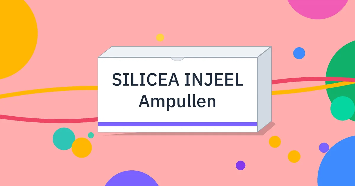 Symbolbild: Packung mit der Aufschrift SILICEA INJEEL Ampullen (PZN 00935618) – Verfügbarkeit und Bezug in Apotheken in Frankfurt am Main