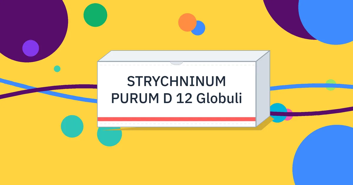 Symbolbild: Packung mit der Aufschrift STRYCHNINUM PURUM D 12 Globuli (PZN 16694016) – Verfügbarkeit und Bezug in Apotheken in Frankfurt am Main