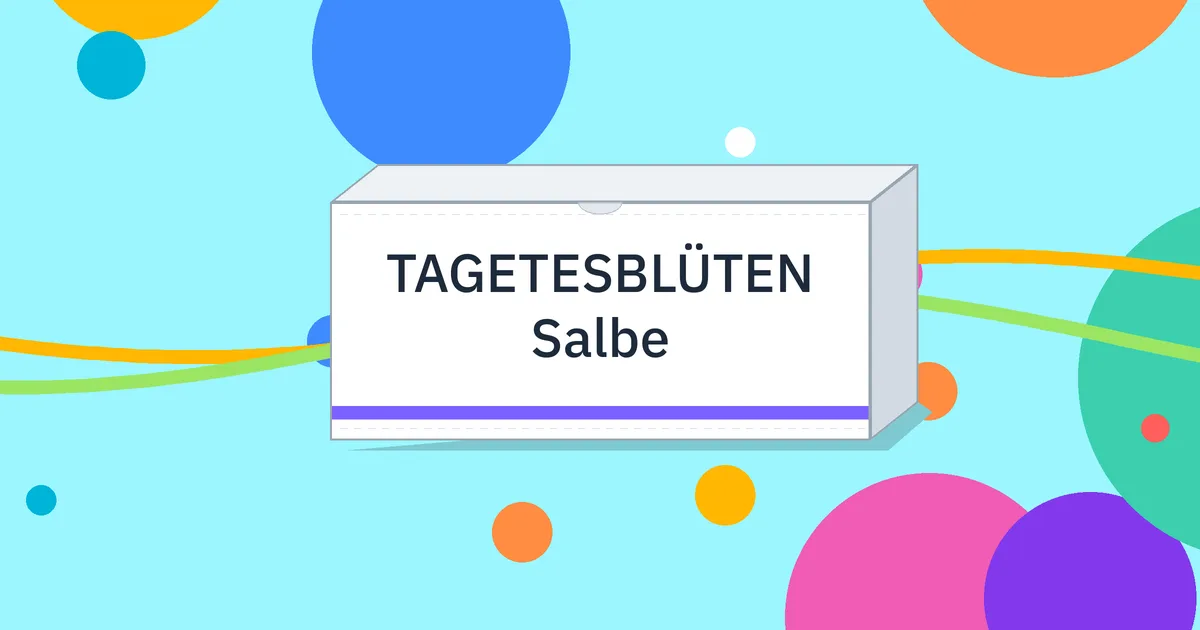 Symbolbild: Packung mit der Aufschrift TAGETESBLÜTEN Salbe (PZN 18046468) – Verfügbarkeit und Bezug in Apotheken in Frankfurt am Main