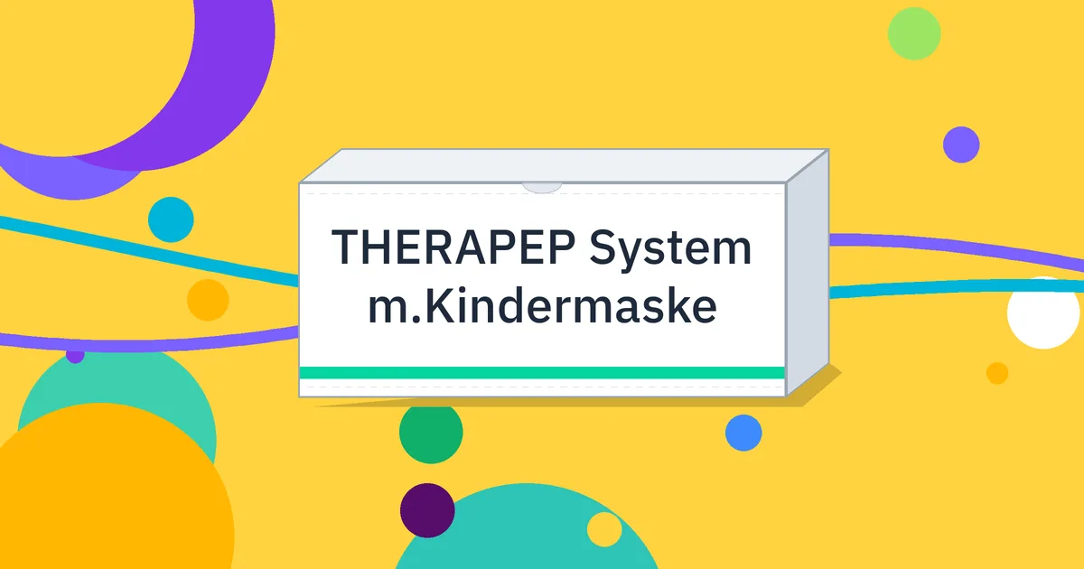 Symbolbild: Packung mit der Aufschrift THERAPEP System m.Kindermaske (PZN 00053628) – Verfügbarkeit und Bezug in Apotheken in Frankfurt am Main