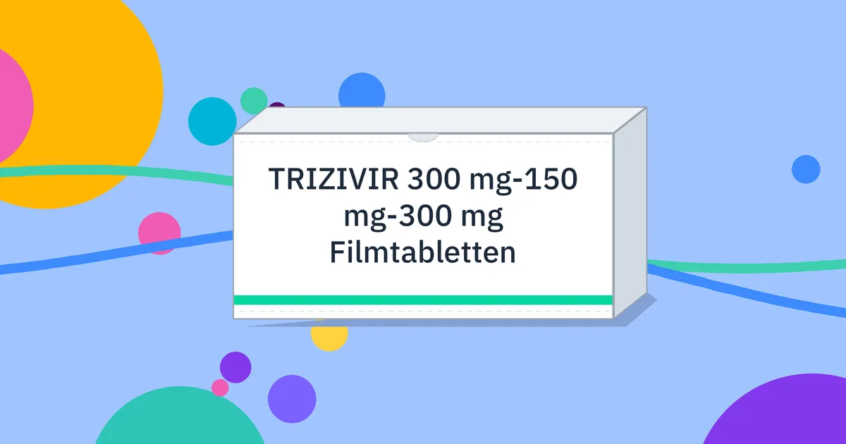 Symbolbild: Packung mit der Aufschrift TRIZIVIR 300 mg-150 mg-300 mg Filmtabletten (PZN 16678968) – Verfügbarkeit und Bezug in Apotheken in Frankfurt am Main