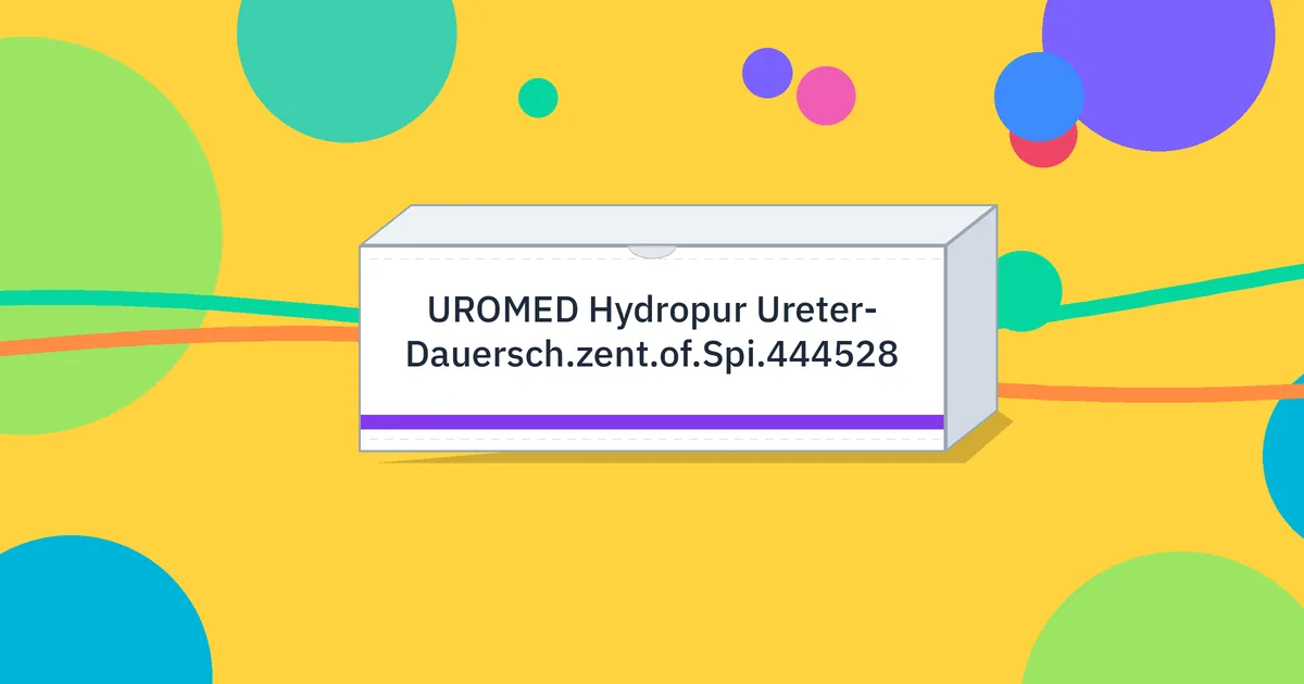 Symbolbild: Packung mit der Aufschrift UROMED Hydropur Ureter-Dauersch.zent.of.Spi.444528 (PZN 11371248) – Verfügbarkeit und Bezug in Apotheken in Frankfurt am Main
