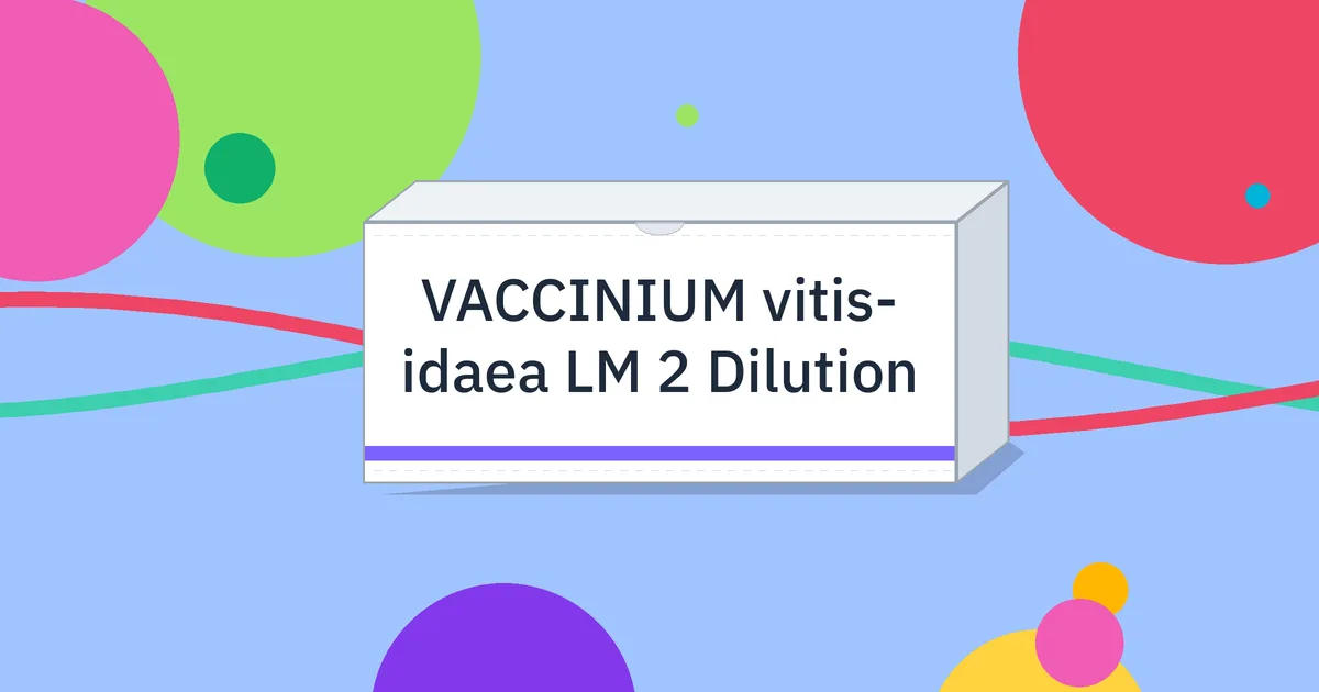 Symbolbild: Packung mit der Aufschrift VACCINIUM vitis-idaea LM 2 Dilution (PZN 13260524) – Verfügbarkeit und Bezug in Apotheken in Frankfurt am Main