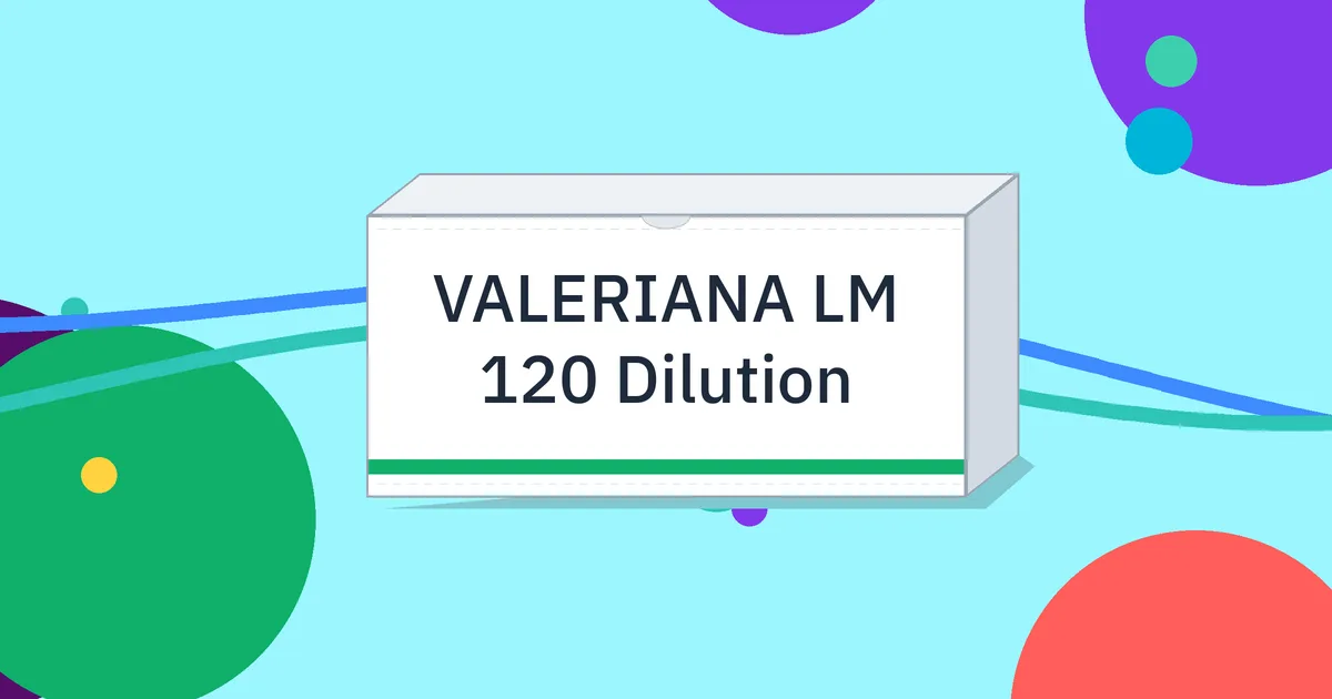 Symbolbild: Packung mit der Aufschrift VALERIANA LM 120 Dilution (PZN 13262262) – Verfügbarkeit und Bezug in Apotheken in Frankfurt am Main