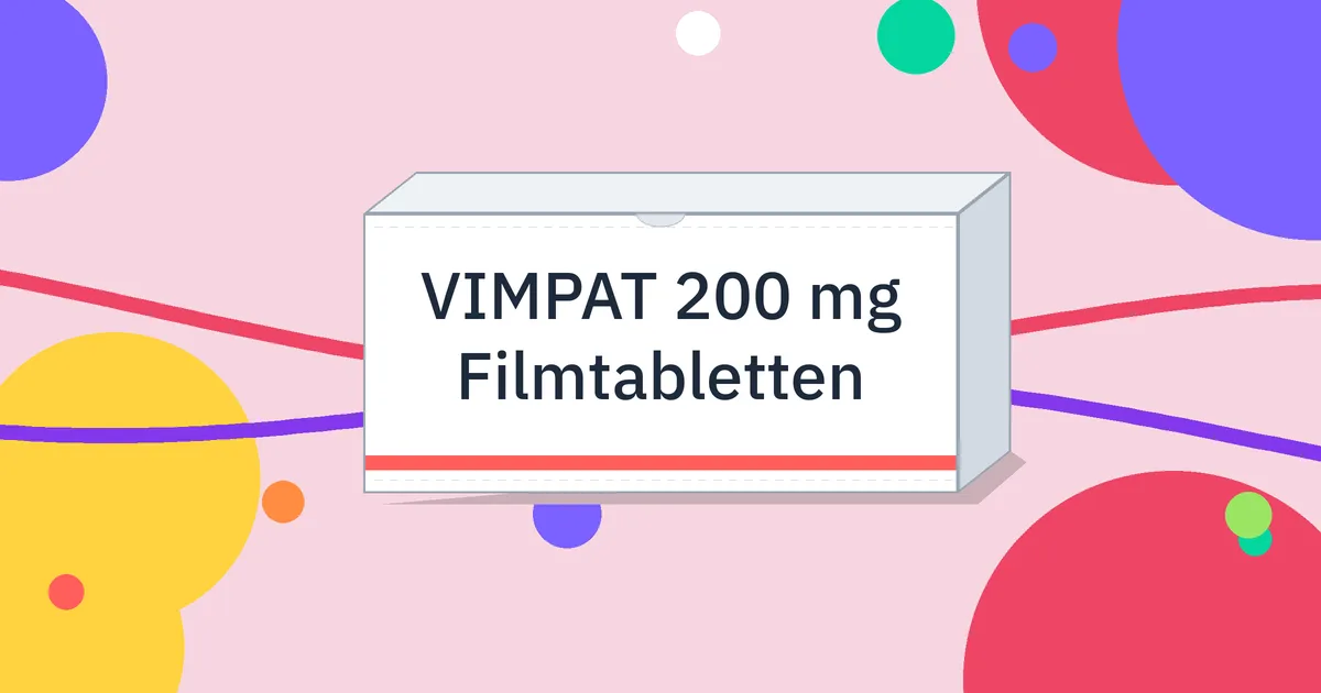 Symbolbild: Packung mit der Aufschrift VIMPAT 200 mg Filmtabletten (PZN 16939742) – Verfügbarkeit und Bezug in Apotheken in Frankfurt am Main