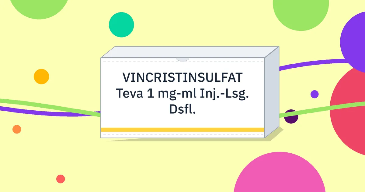 Symbolbild: Packung mit der Aufschrift VINCRISTINSULFAT Teva 1 mg-ml Inj.-Lsg. Dsfl. (PZN 05505911) – Verfügbarkeit und Bezug in Apotheken in Frankfurt am Main