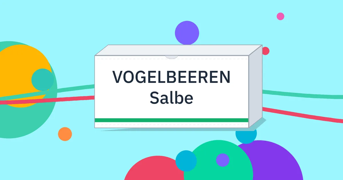 Symbolbild: Packung mit der Aufschrift VOGELBEEREN Salbe (PZN 18781386) – Verfügbarkeit und Bezug in Apotheken in Frankfurt am Main