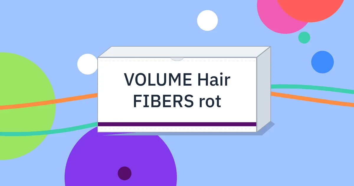 Symbolbild: Packung mit der Aufschrift VOLUME Hair FIBERS rot (PZN 10629733) – Verfügbarkeit und Bezug in Apotheken in Frankfurt am Main
