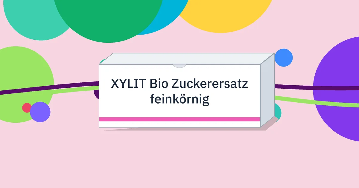 Symbolbild: Packung mit der Aufschrift XYLIT Bio Zuckerersatz feinkörnig (PZN 15301196) – Verfügbarkeit und Bezug in Apotheken in Frankfurt am Main