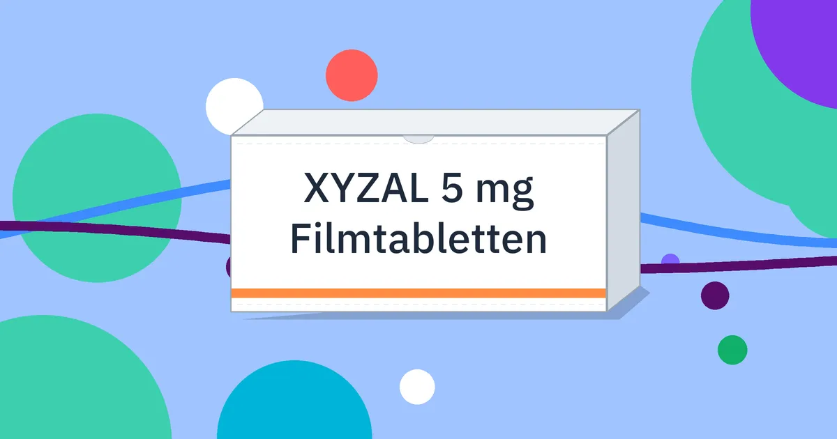 Symbolbild: Packung mit der Aufschrift XYZAL 5 mg Filmtabletten (PZN 07403103) – Verfügbarkeit und Bezug in Apotheken in Frankfurt am Main