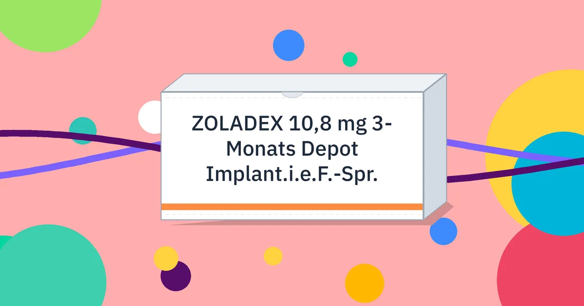 Symbolbild: Packung mit der Aufschrift ZOLADEX 10,8 mg 3-Monats Depot Implant.i.e.F.-Spr. (PZN 20010609) – Verfügbarkeit und Bezug in Apotheken in Frankfurt am Main